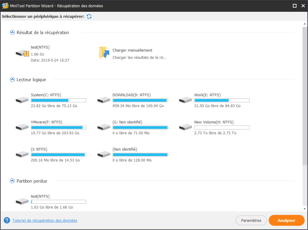 Quy A T Il De Nouveau Dans Minitool Partition Wizard 11