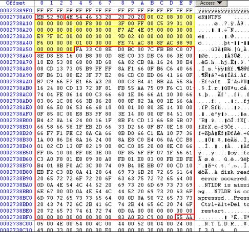 Boot Sector Is the First Fan Area of Hard Disk