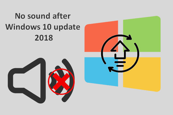 There’s No Sound After Windows 10 Update 2018 – Problem Solved - MiniTool
