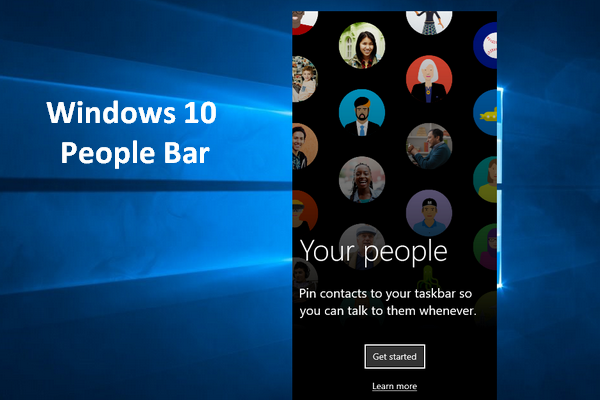 How To Make The Best Of Windows 10 People Bar - MiniTool