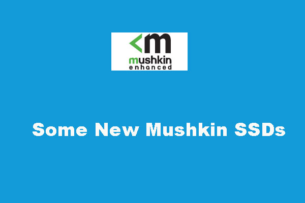 Some New Mushkin SSDs Will be Introduced in This Post - MiniTool