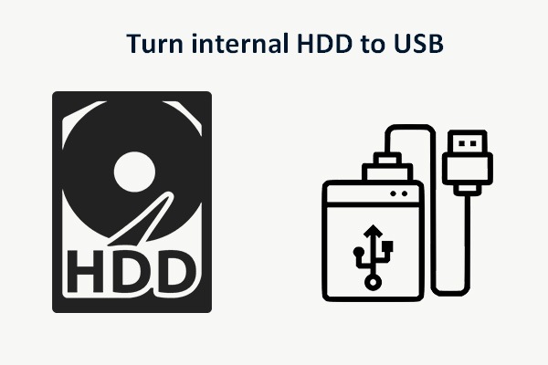 How To Convert An Old HDD To External USB Drive - MiniTool