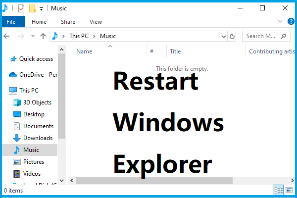 How to Restart Windows Explorer? Here Are Tutorials! - MiniTool