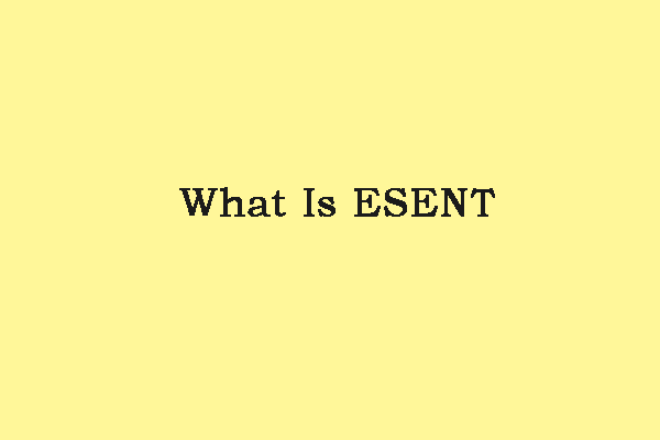 What Is ESENT in Event Viewer and How to Fix the ESENT Error? - MiniTool