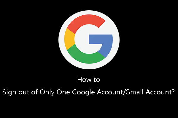 Discover the Urgent: Sign out of Only One Google Account