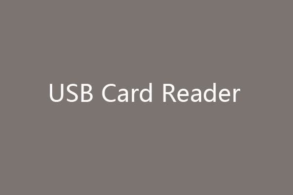 Best USB Card/Memory Card Readers for Windows 11/10 - MiniTool