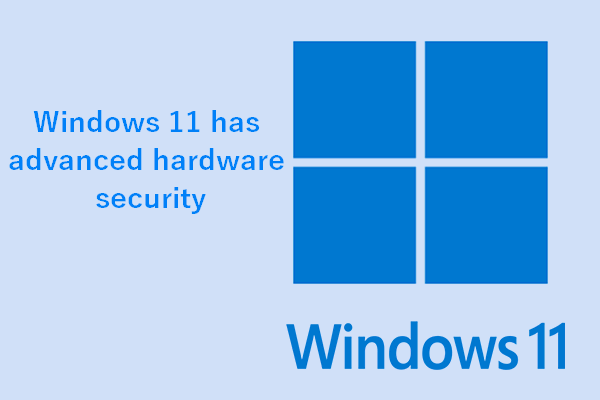 Get To Know About The Advanced Hardware Security Of Windows 11 - MiniTool