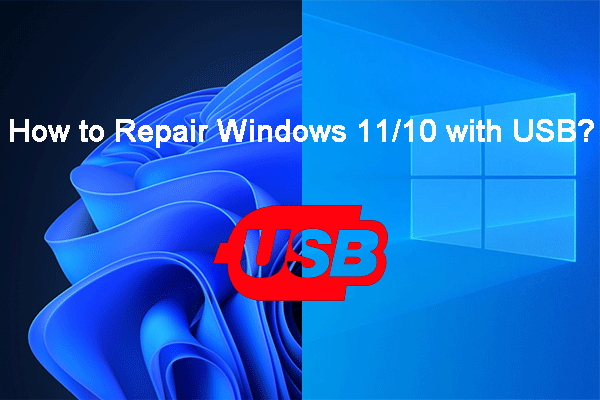 Must-Know Tips: Repair Your Windows 10/11 Computer from USB