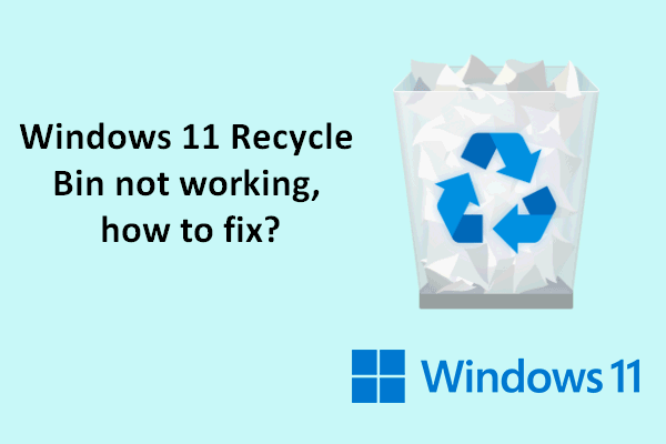 Windows 11 Recycle Bin Not Working/Emptying: Proven Ways