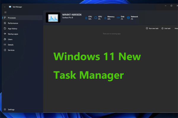 Microsoft Is Working on a Windows 11 New Task Manager Design - MiniTool