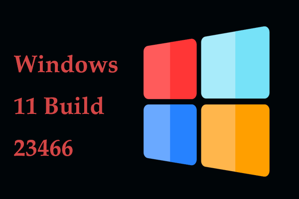 Windows 11 Build 23466 Brings Windows Backup App, Dev Drive, etc. - MiniTool