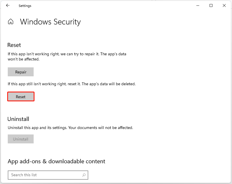Is App and Browser Control Option Missing on Windows 11?