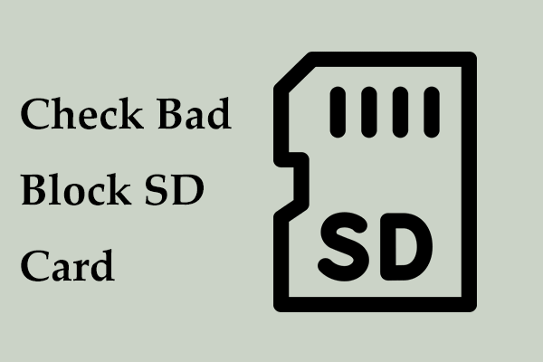 Check Bad Blocks Sd Card And Repair Bad Sectors And Protect Data