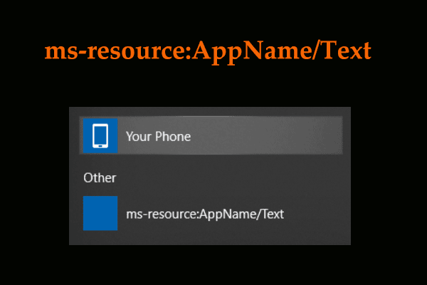 Get ms-resource:AppName/Text Issue in Windows 11/10? Fix It!