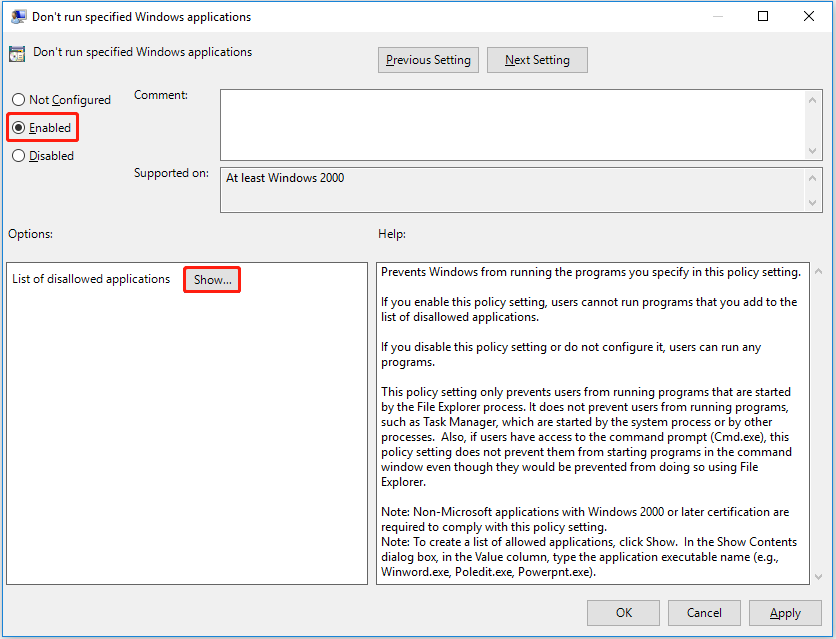 2 Ways To Prevent Users From Running Certain Programs