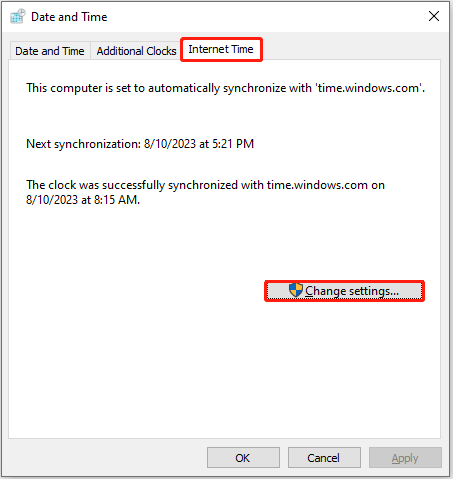 Windows Time Service