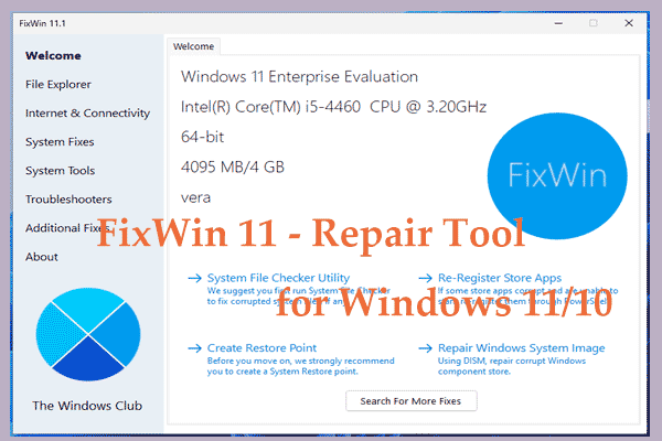 How to Download & Use FixWin 11 to Repair Windows 11/10 Issue