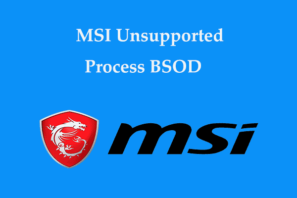 Update BIOS to Fix MSI Unsupported Processor BSOD in Win11