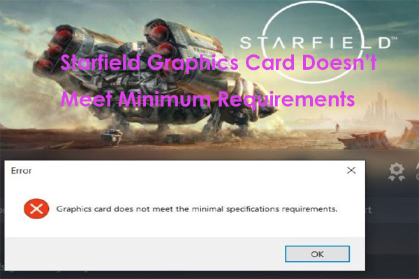 How to Fix Graphics Card Doesn’t Meet Minimum Requirements