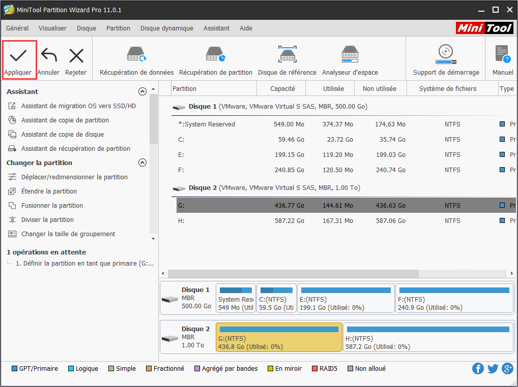 Comment définir une partition en tant que primaire | MiniTool Partition Wizard