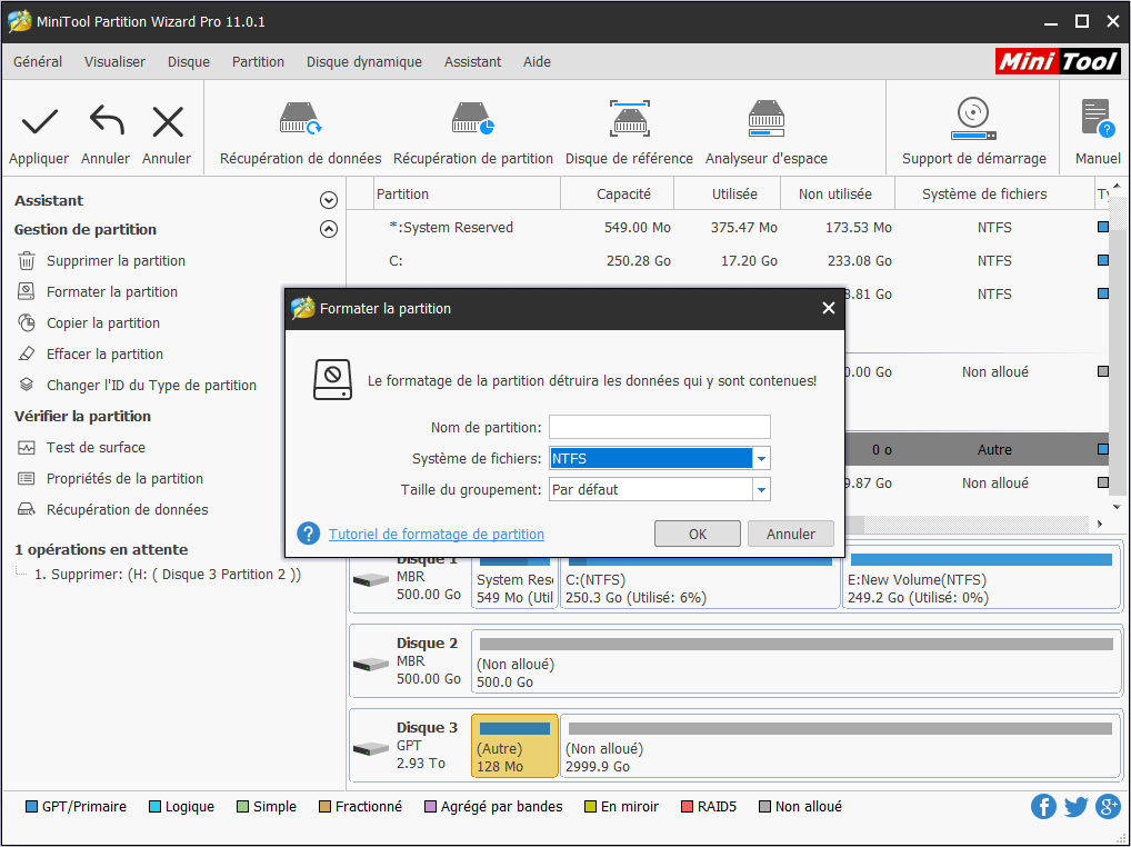 Comment Formater Une Partition Minitool Partition Wizard