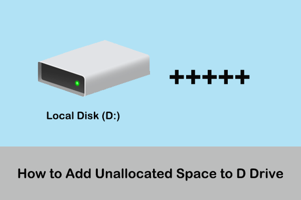 How to Add Unallocated Space to D Drive Easily | 100% Work