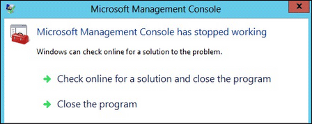 How to Fix Microsoft Management Console Has Stopped Working