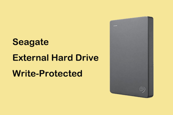 Fixed Seagate External Hard Drive Write Protected