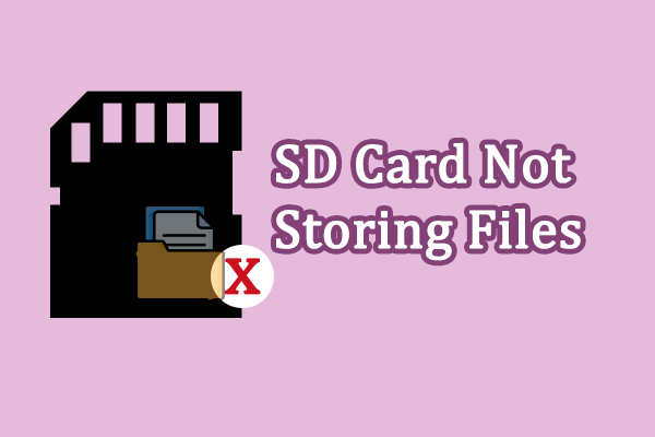 Sd Card Not Storing Data Five Methods To Fix And Data Recovery