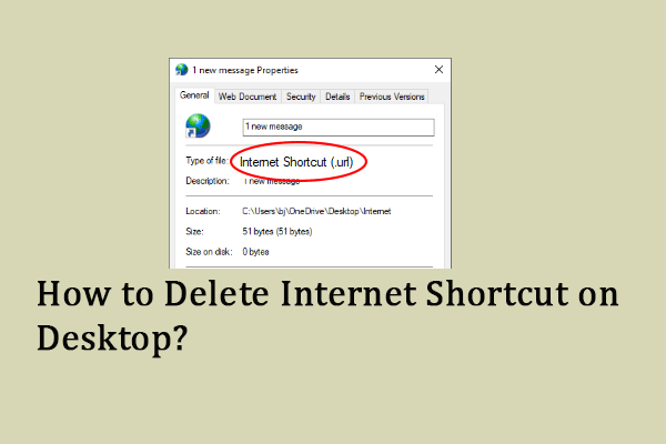 Internet Shortcut Is Not Deleting? Four Fixes Here!