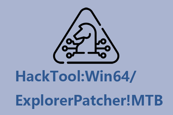 HackTool:Win64/ExplorerPatcher!MTB - How to Remove?