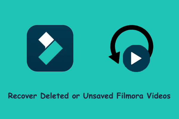Detailed Guide: Recover Deleted or Unsaved Filmora Videos