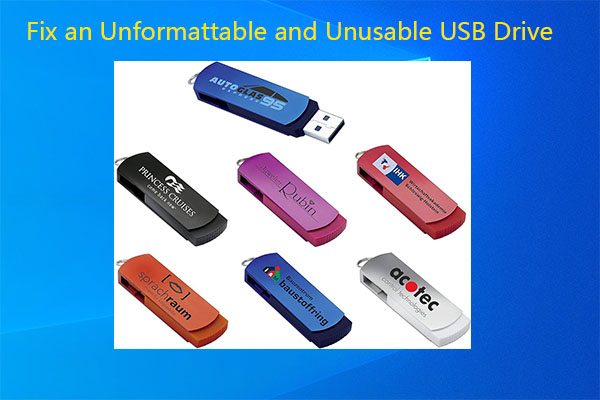 Can’t Format or Use USB Drive: Why and How to Repair