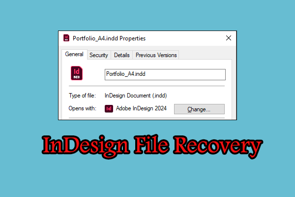 How to Recover InDesign Files in Different Situations