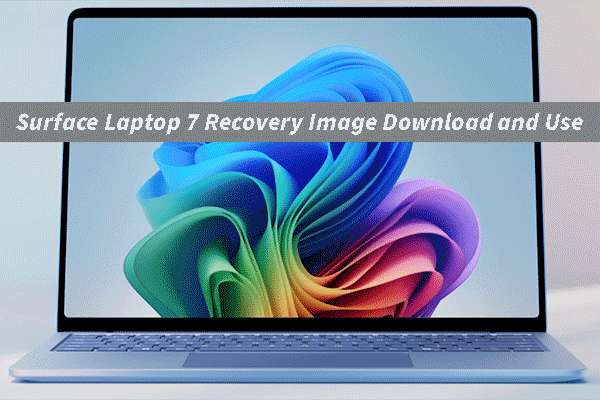 Surface Laptop 7 Recovery Image Download and Use