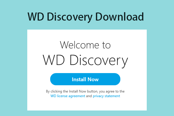 WD Discovery Download/Install & WD Discovery Alternative
