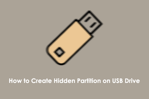 How To Create Hidden Partition On Usb Drive Full Guide