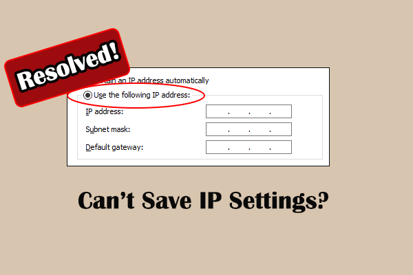 Learn to Fix Can’t Save IP Settings Within Steps