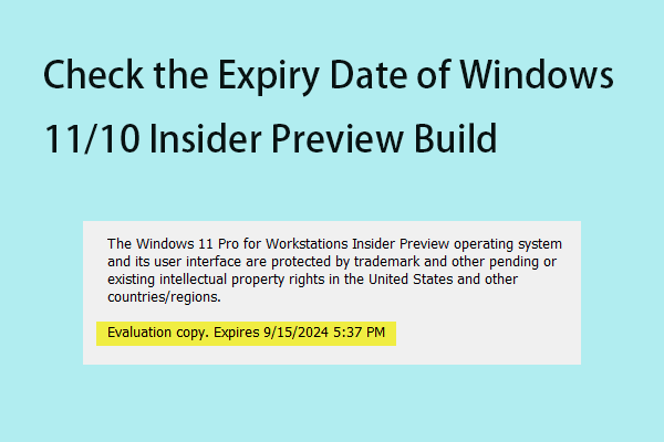 How to Check the Expiry Date of Windows 11 Insider Preview Build