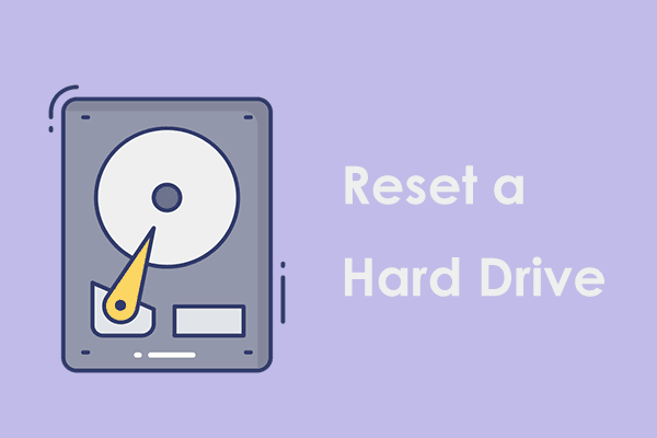 How to Reset a Hard Drive Windows 11/10 with Some Simple Ways
