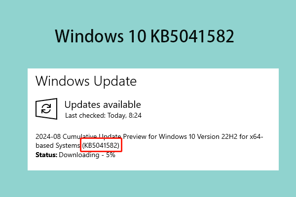 Windows 10 KB5041582 - Improvements/Download/Fails to Install