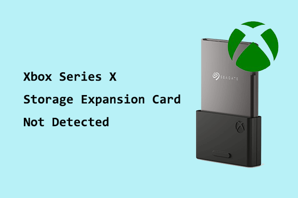 Xbox Series X Storage Expansion Card Not Detected | Fixed