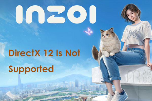DirectX 12 Is Not Supported? How to Fix InZOI DirectX 12 Error DirectX 12 Is Not Supported? How to Fix InZOI DirectX 12 Error