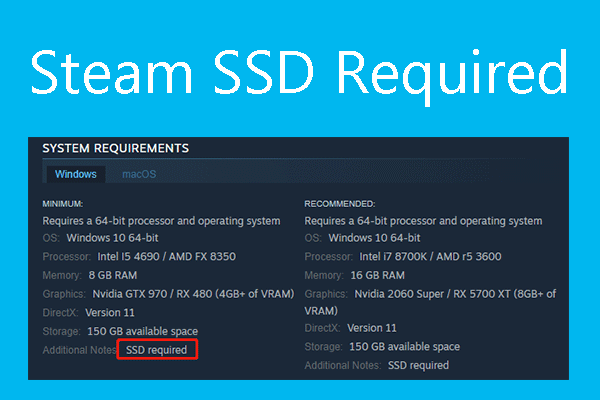 Some Steam Games Start Requiring SSDs – What Should You Do?