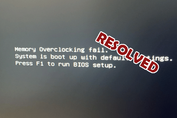 Memory Overclocking Fail Error on PC: Here Are 3 Solutions