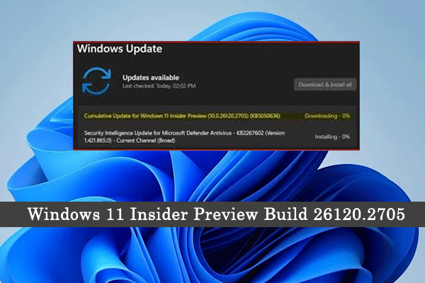 Windows 11 Insider Preview Build 26120.2705: How to Install?