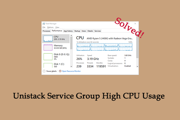 Fixes for Unistack Service Group High CPU Usage on Windows