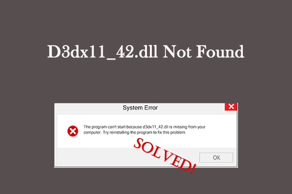 How to Fix D3dx11_42.dll Not Found in Windows? Top Ways Here