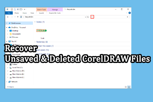 Recuperar archivos de CorelDRAW: Recuperación de archivos CDR no ...