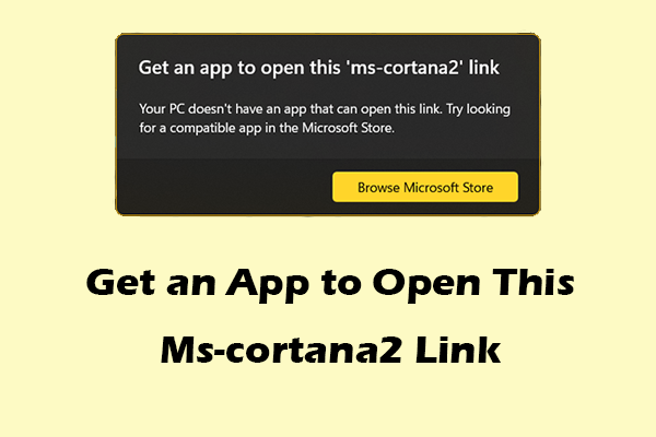 Fresh Fixes for Get an App to Open This Ms-cortana2 Link